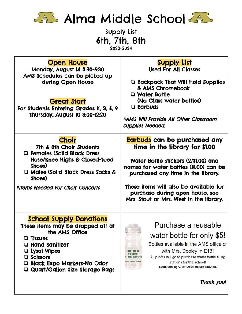 Live Feed | Alma Middle School